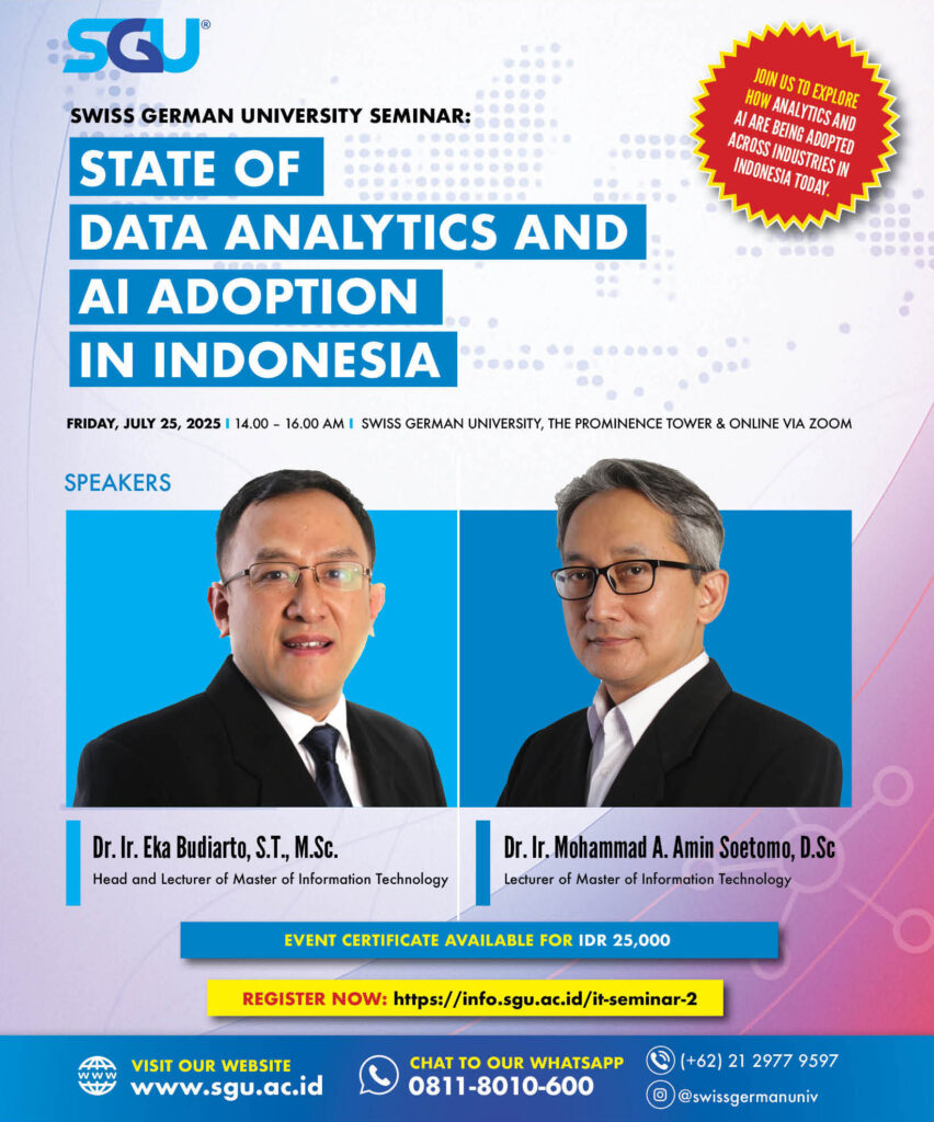 SGU Seminar: State of Analytics and AI Adoption in Indonesia - Info SGU